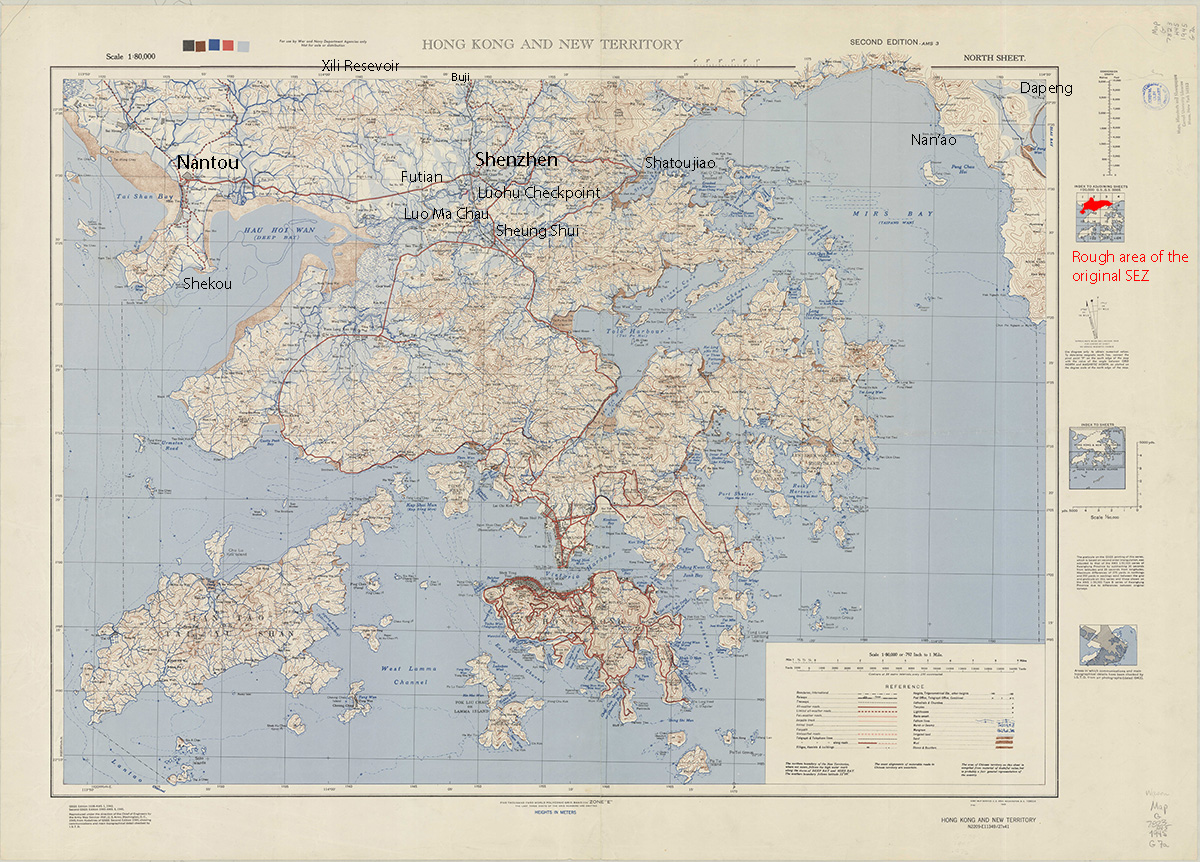 thinking through old maps… | Shenzhen Noted